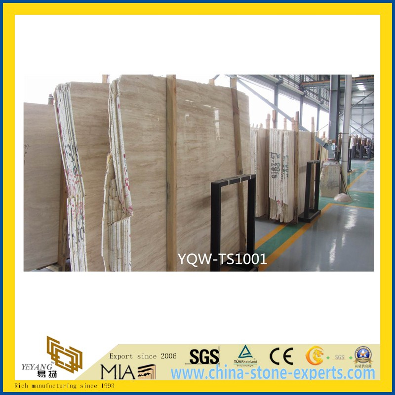 Roman Travertine Slab for Home Wall & Floor Tile or Countertops